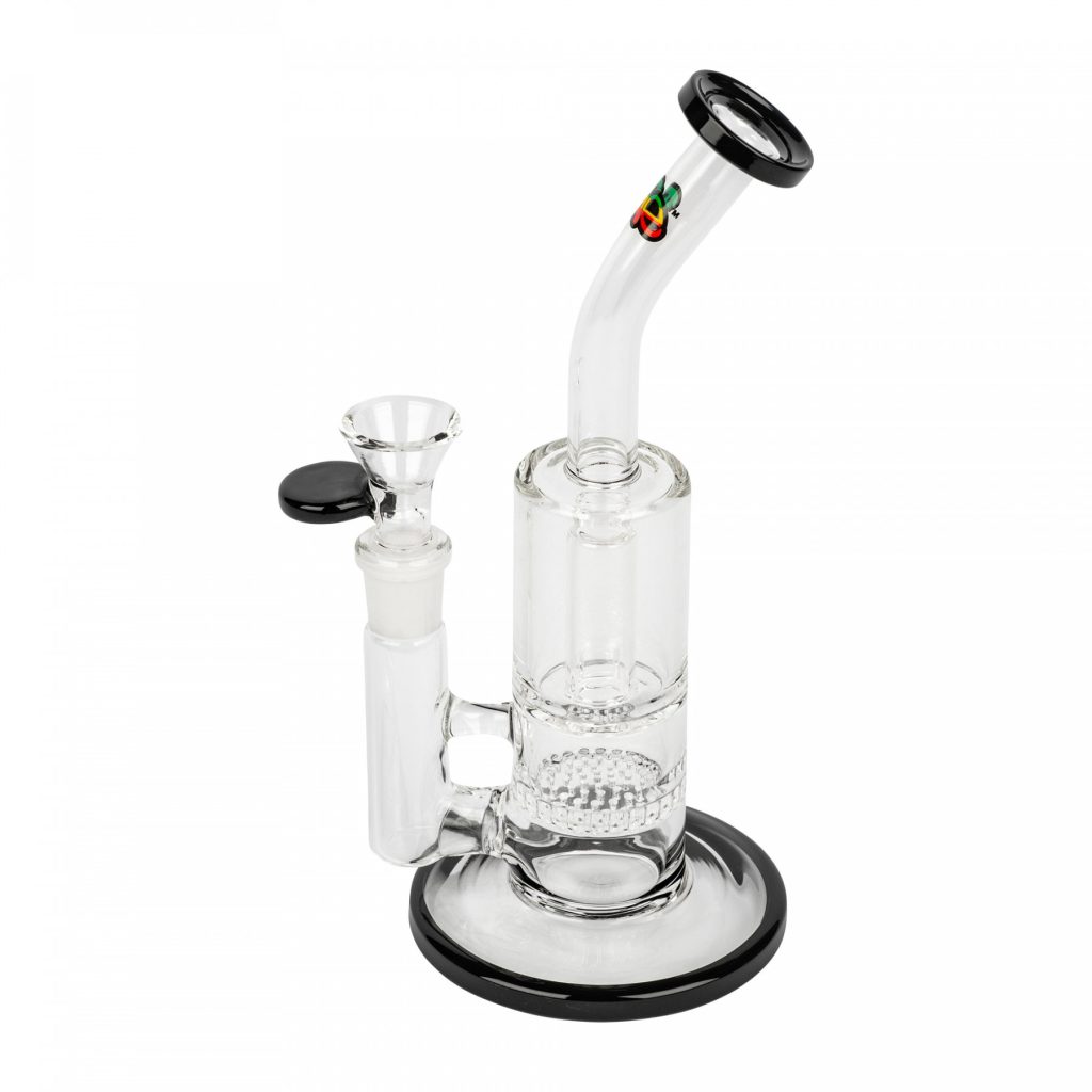 8" Bubbler Dab Rig - Black - Rock Bay Cannabis